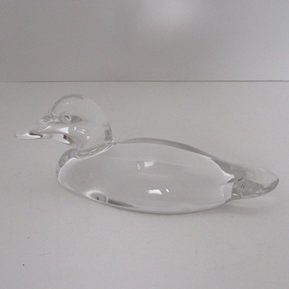Villeroy & Boch | Art | Villeroy Boch Glass Duck Paperweight | Poshmark